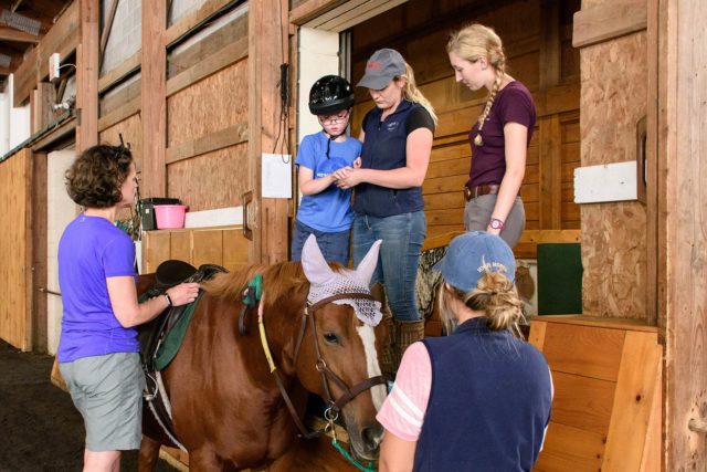 At the Mounting Ramp - High Hopes Therapeutic Riding